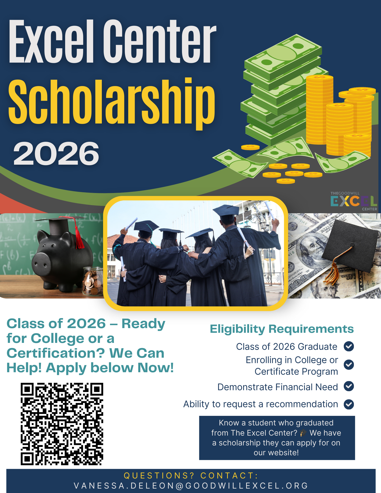 Current Student Scholarships | The Excel Center